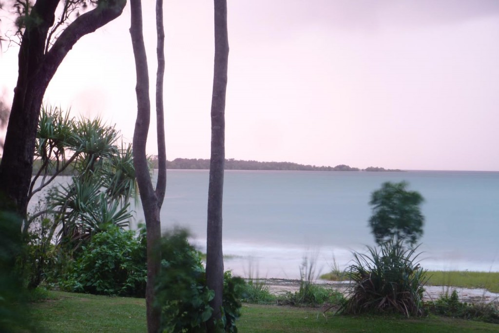 Sunset over Weipa - Bungie Helicopters